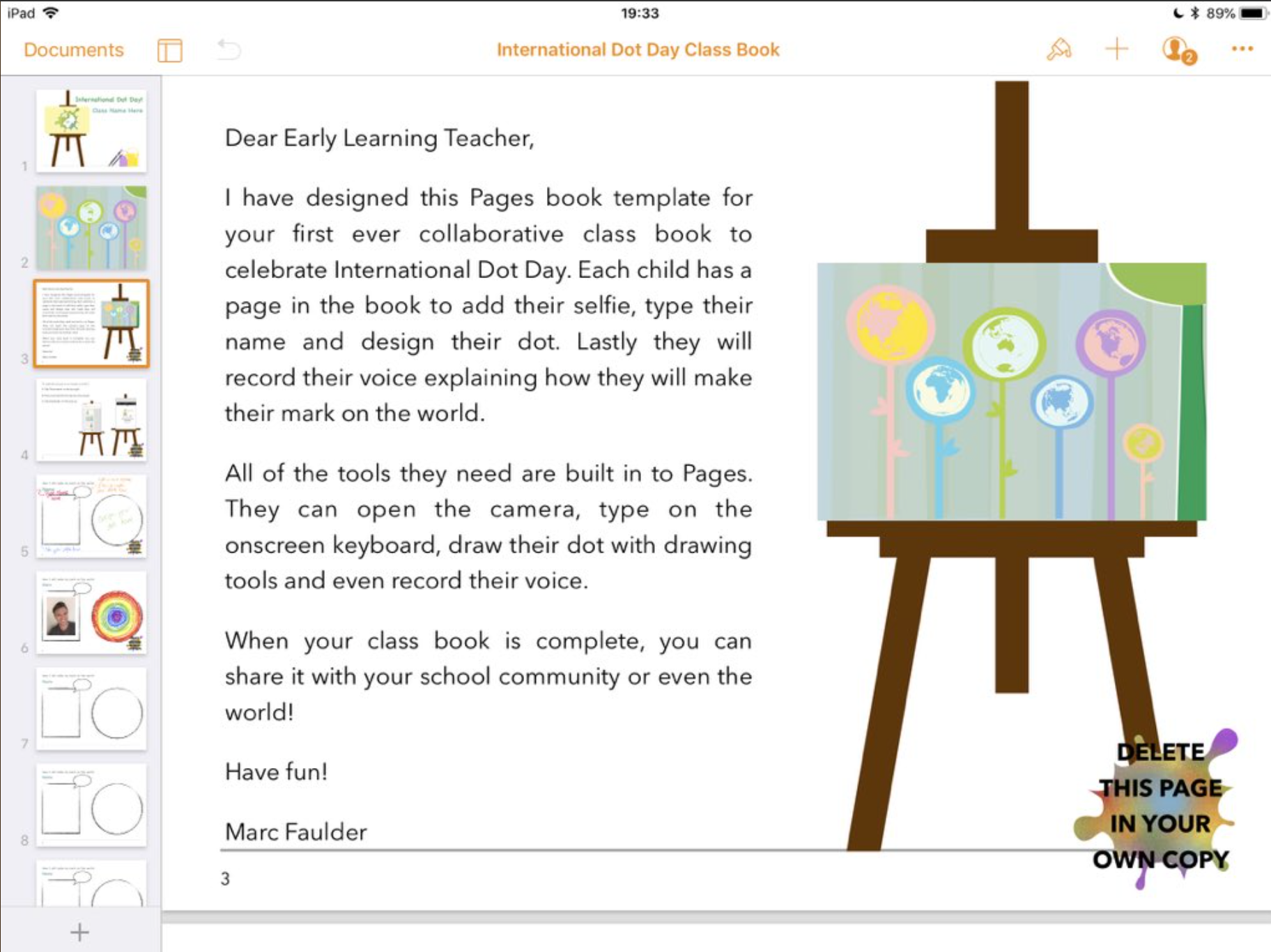 Your First Class Book Project | Enabling Environments